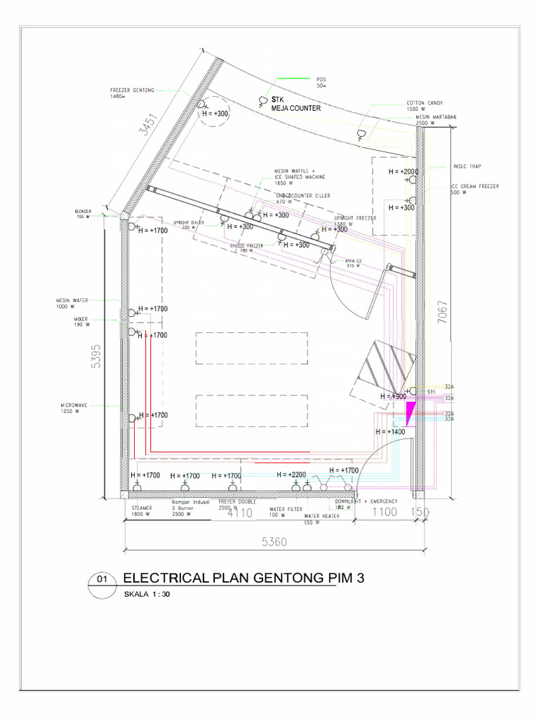 Electrical Plan | PDF | Desserts | Confectionery