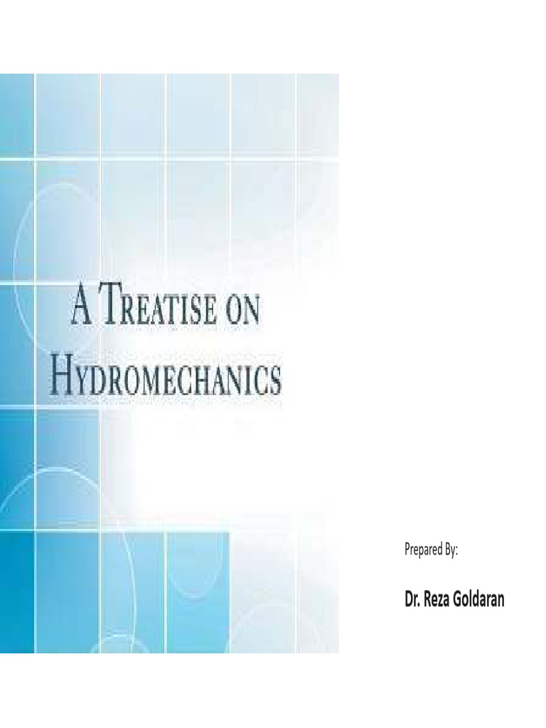 Hydromechanics | PDF | Fluid Mechanics | Fluid Dynamics