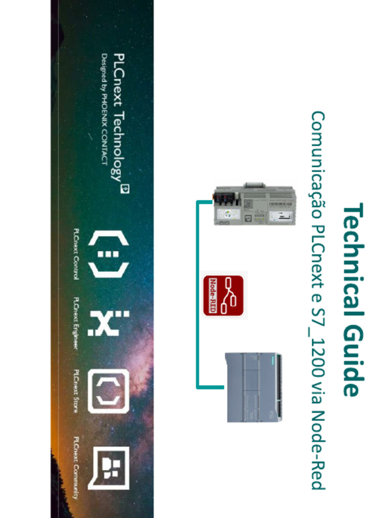 Guia de Configuracao PLCnext e S7 - 1200 Via Node Red | PDF