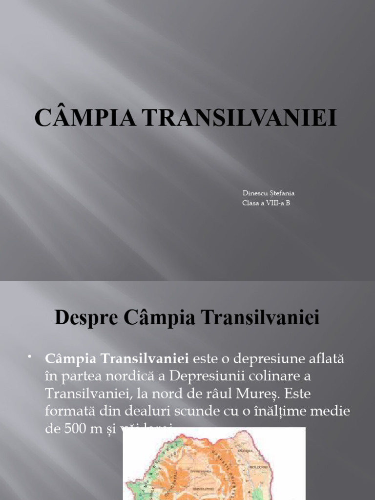 Câmpia Transilvaniei | PDF