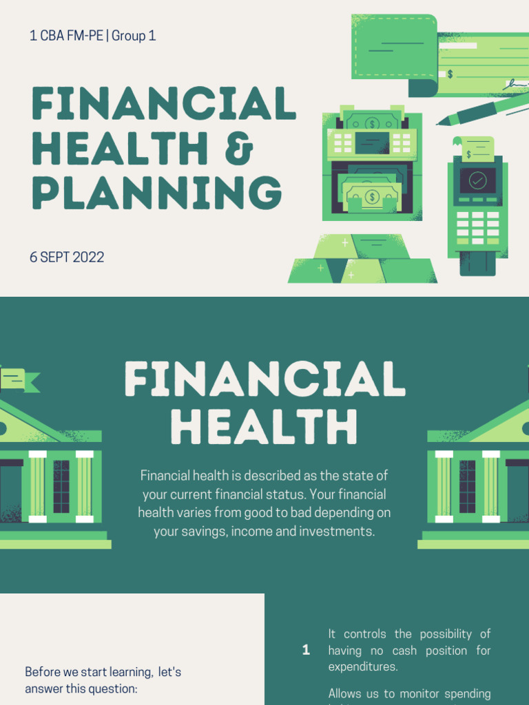 (CBA FM-PE) Financial Health & Planning | PDF | Net Worth | Wealth