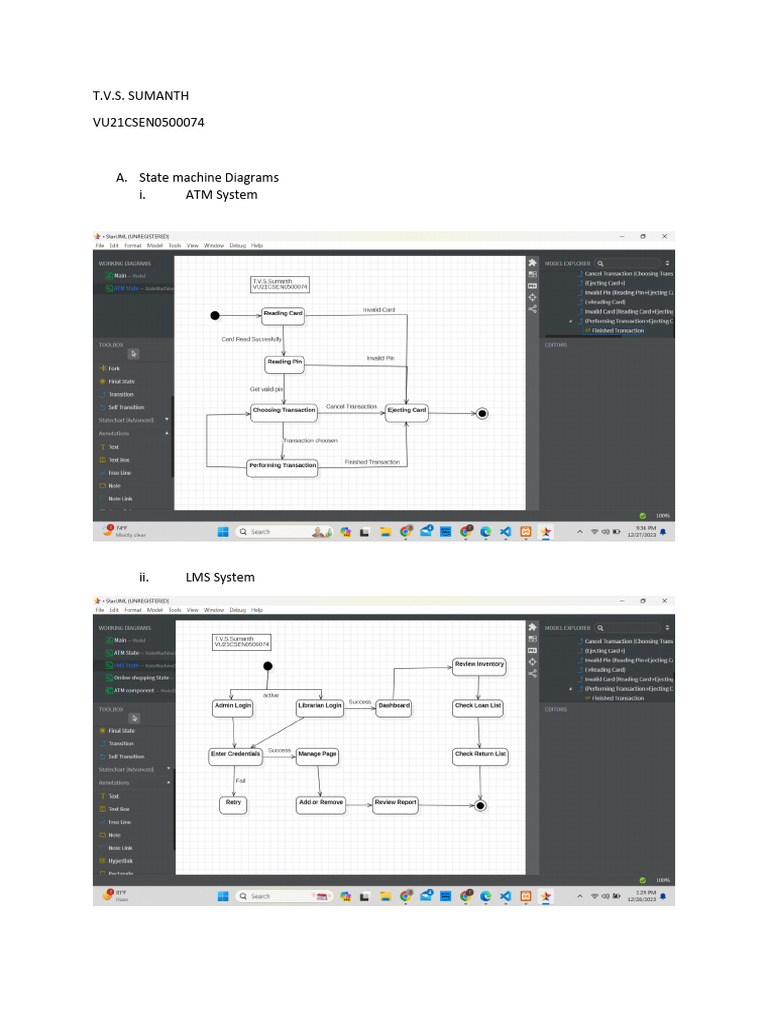 State and Component Diagrams for Systems | PDF