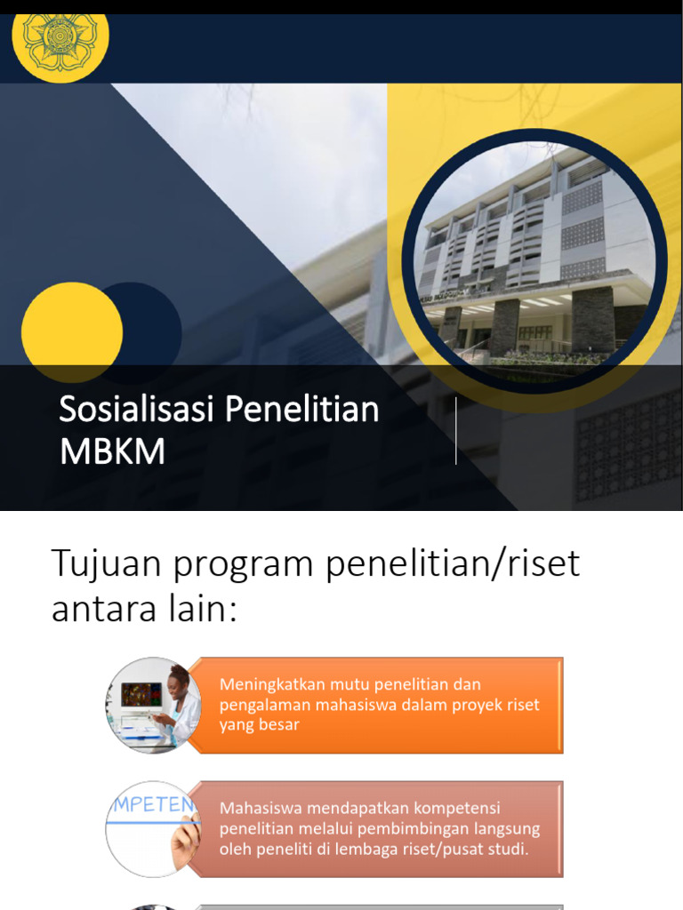 Sosialisasi Penelitian MBKM 2023 | PDF