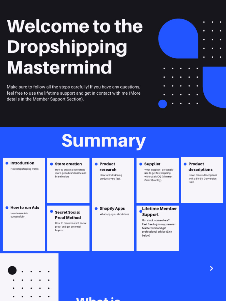 The Dropshipping Starter Kit | PDF