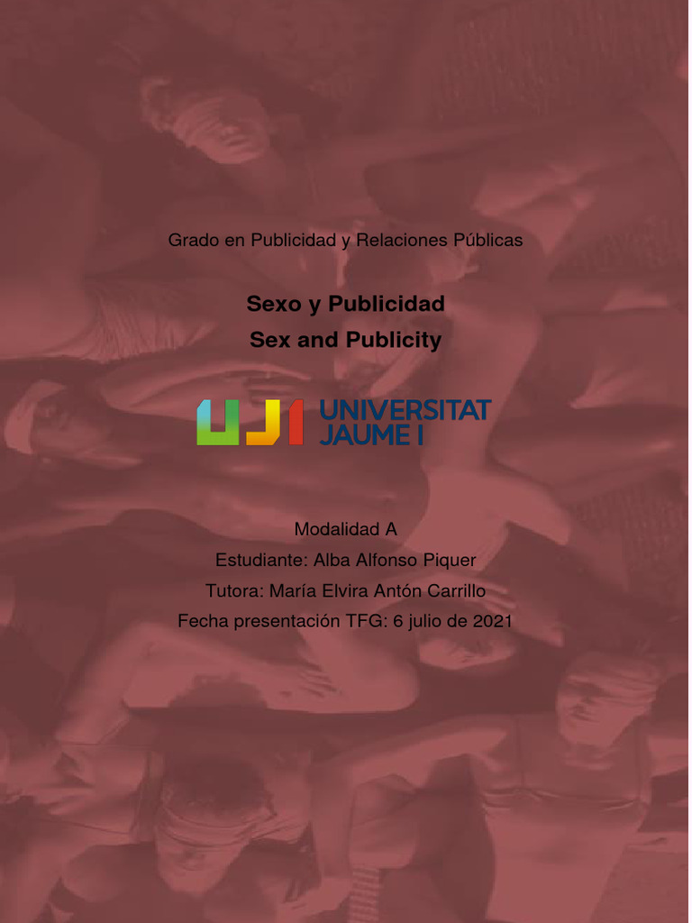 TFG 2021 AlfonsoA | PDF | Erotismo | Publicidad