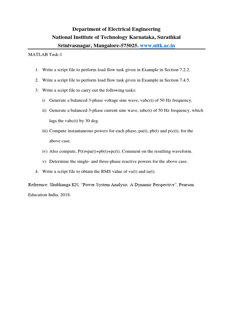 MATLAB Task 1 2 | PDF