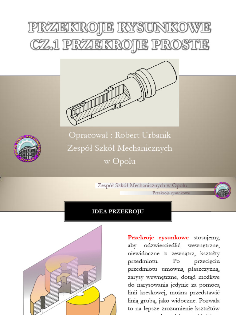 Przekroje Rysunkowe1 | PDF