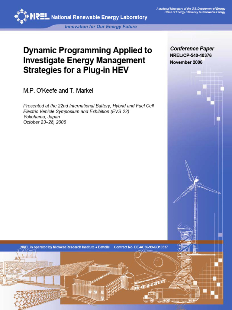Dynamic Programming Applied To Investigate Energy | PDF