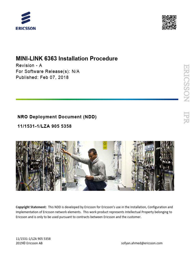 MINI-LINK 6363 Installation Procedure | PDF | Intellectual Property ...