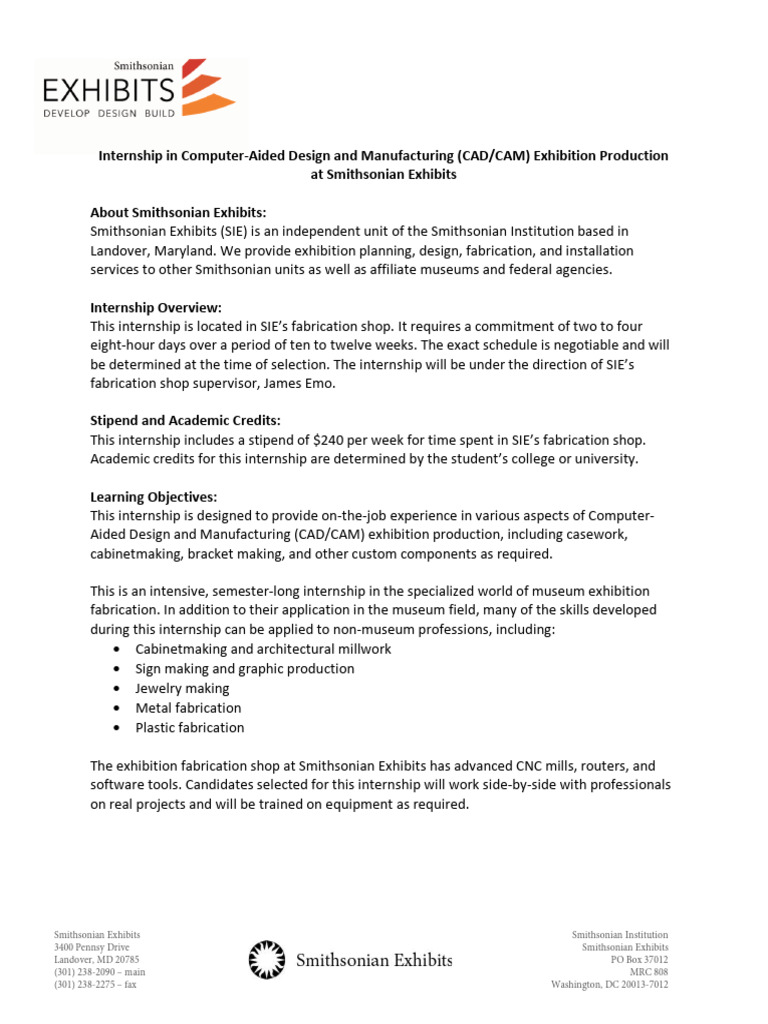 CAD CAM Internship Description | PDF | Computer Aided Design ...