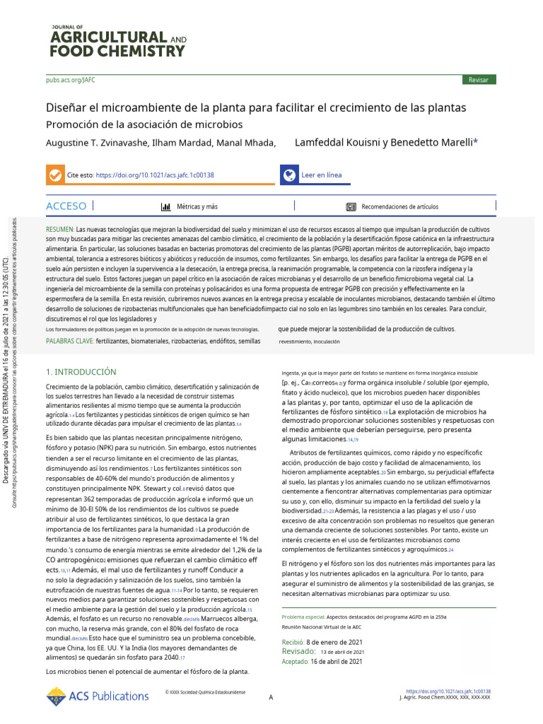 Engineering The Plant Microenvironment To Facilitate Plant ...