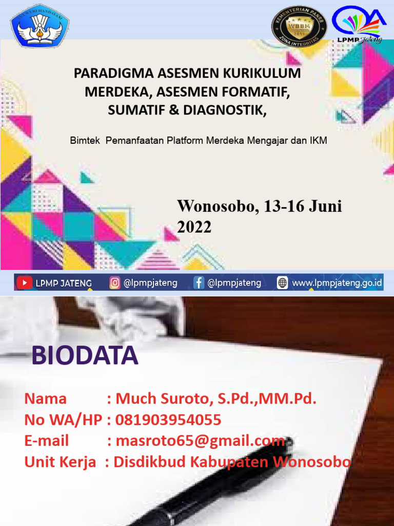 Modul Assesmen Diagnostik, Formatif Dan Sumatif | PDF | Karier ...