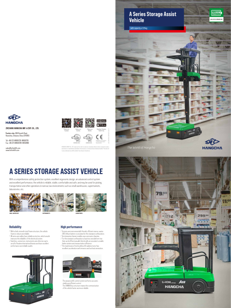 A Series Storage Assist Vehicle: With Capacity of 215kg | PDF ...