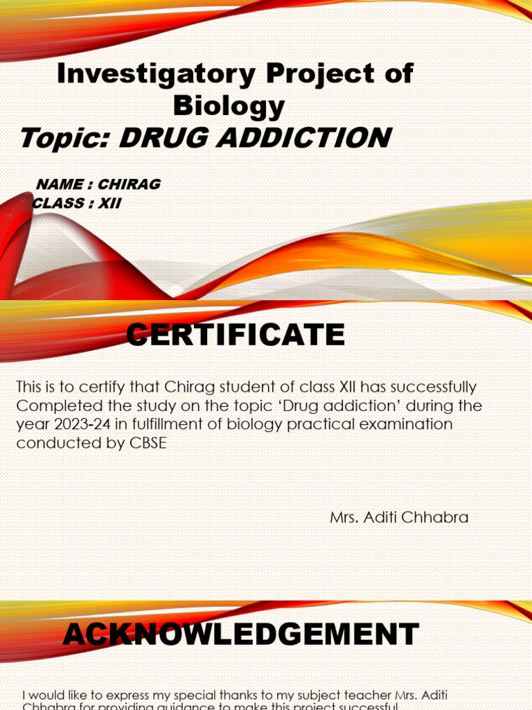 Bio Final Project Class 12 New PDF | PDF