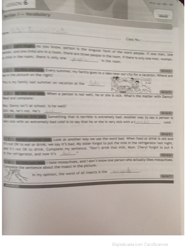 Lesson 6 - Exercises and LCP | PDF