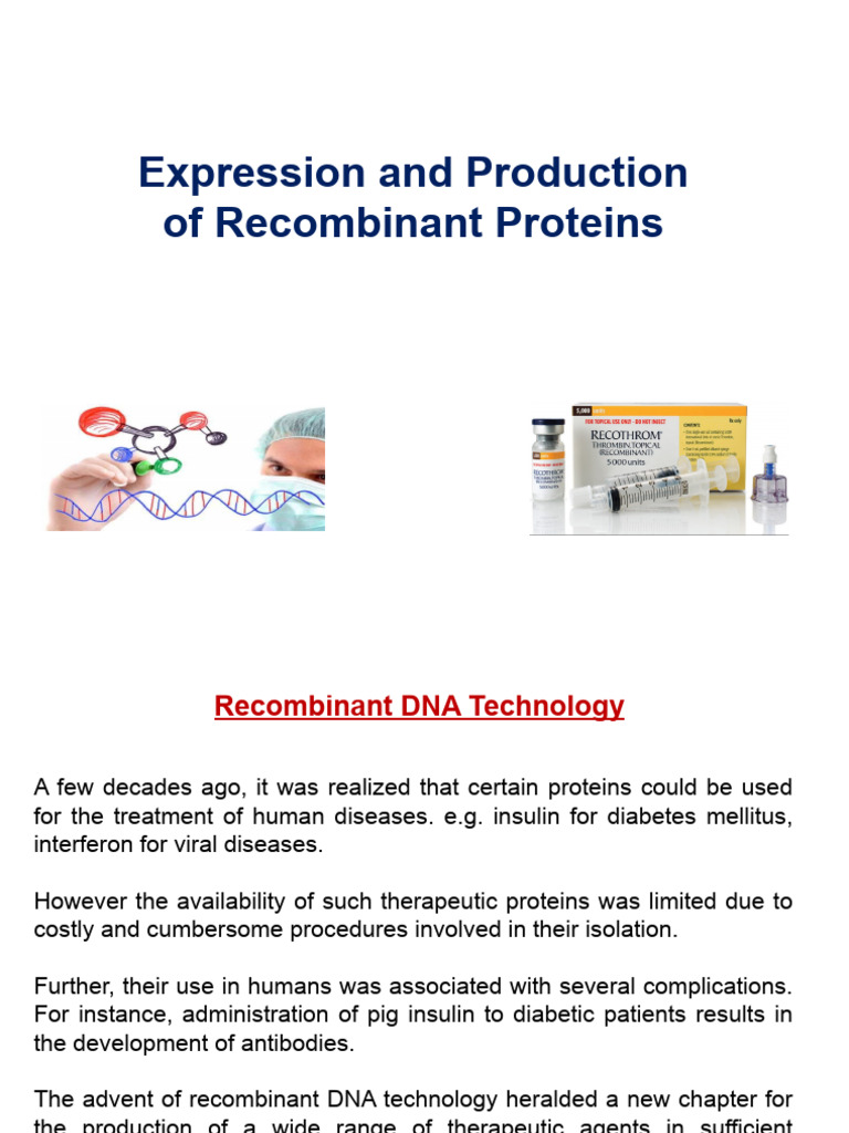 10 Recombinant Proteins | PDF | Wellness