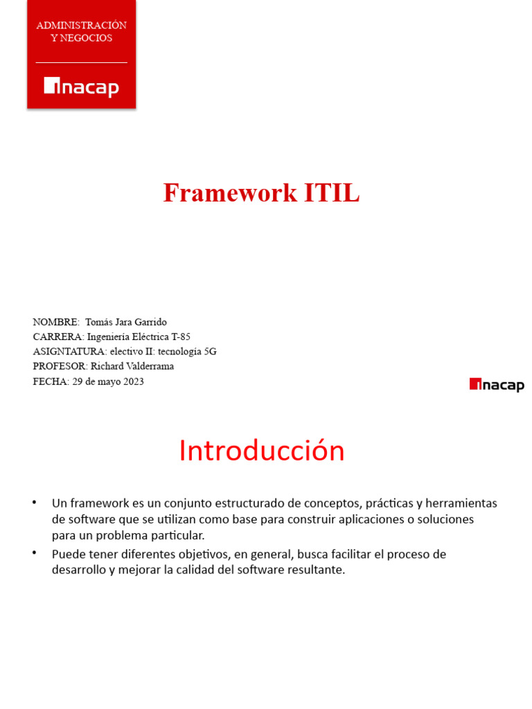 Framework ITIL | PDF | Itil | It Service Management