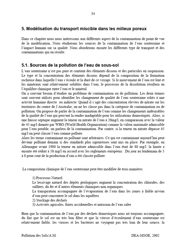 GD-5 0103 | PDF | La diffusion | Eau