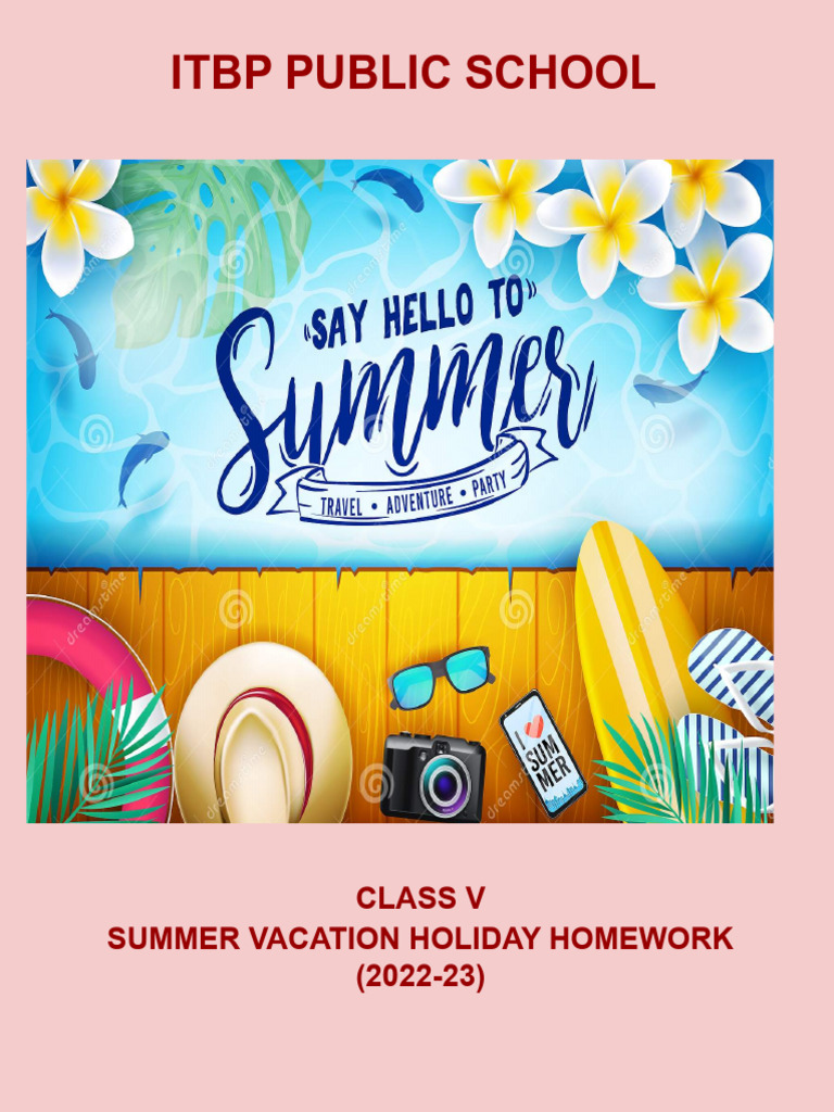 Summer Vacation HHW Class 5 | PDF | Chickpea