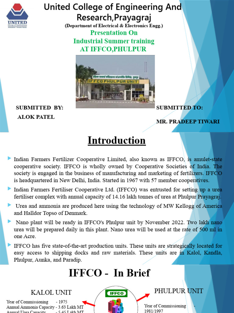 Iffco Phulpur | PDF | Technology & Engineering
