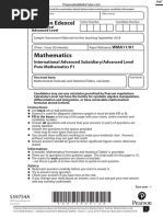 Edexcel A-Level Maths Formulae Guide | PDF | Probability Distribution ...