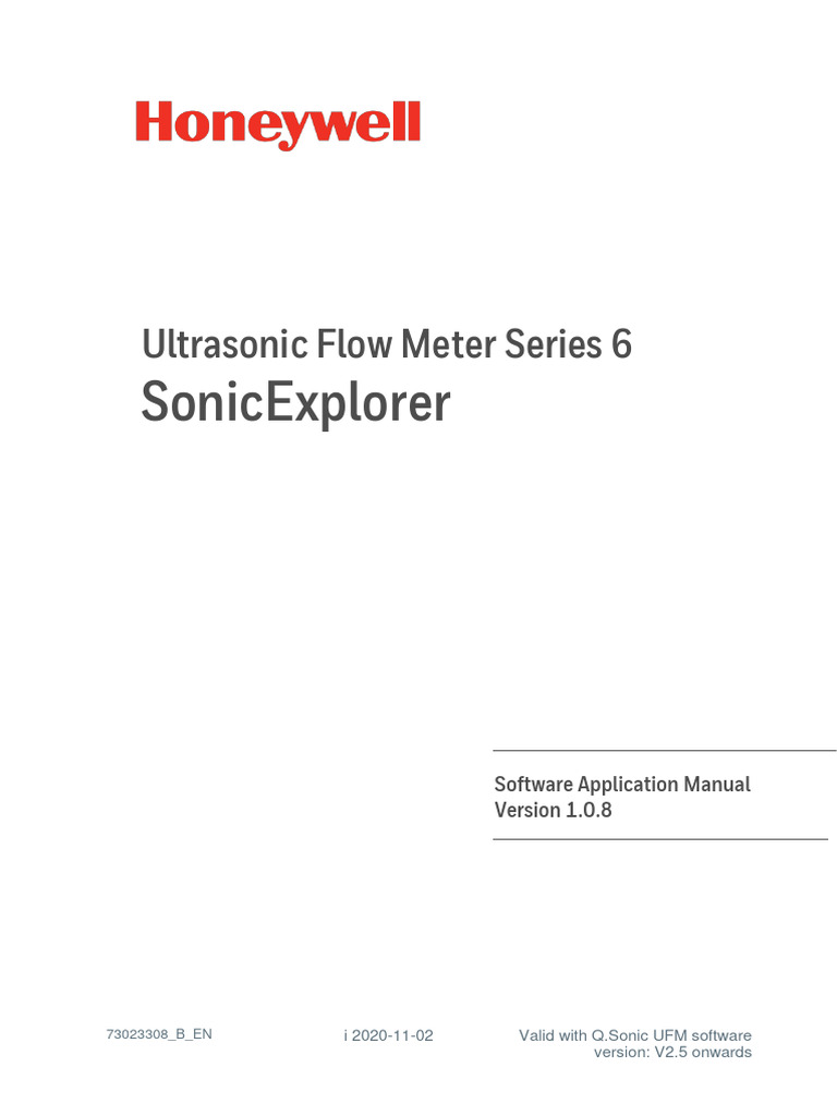 B EN UFM Series6-SonicExplorer Software Manual-Version1-0-8 | PDF ...