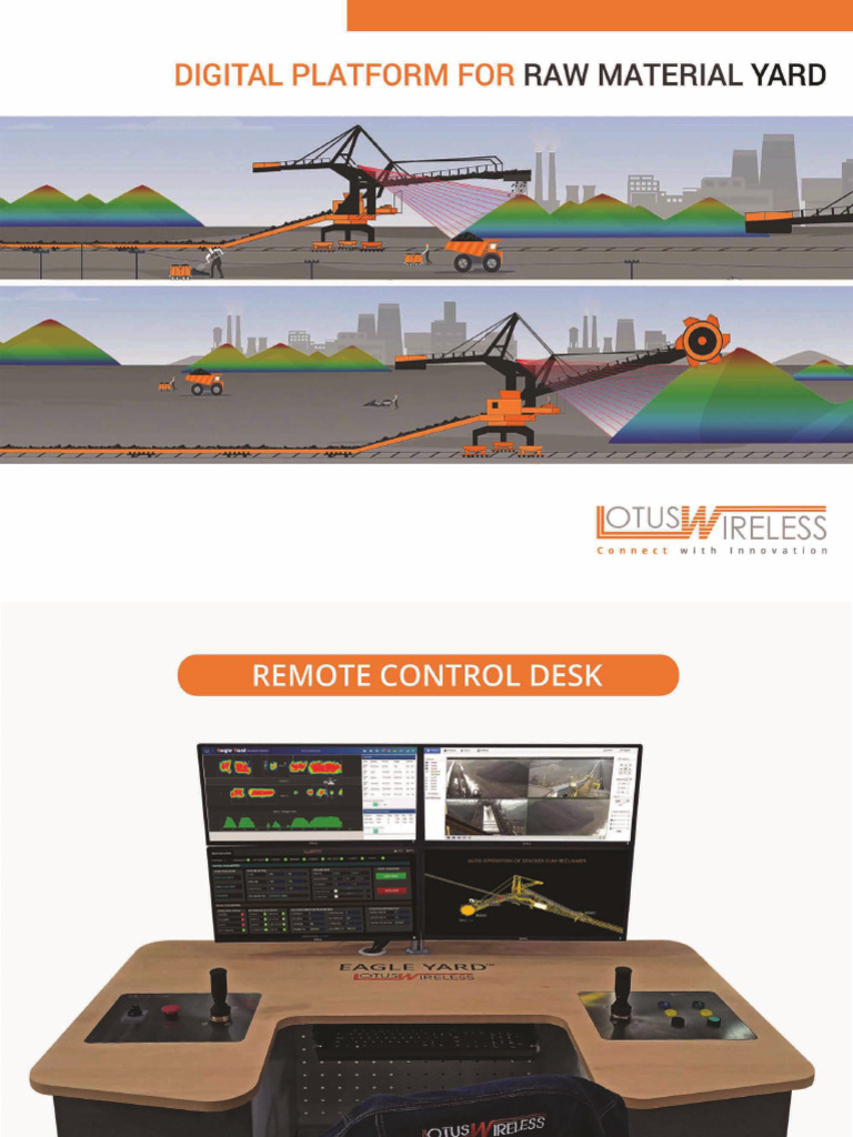 Lotus Wireless Digital Platform For Raw Material Yard Catalogue | PDF