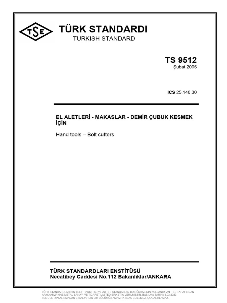 TS 9512 | PDF