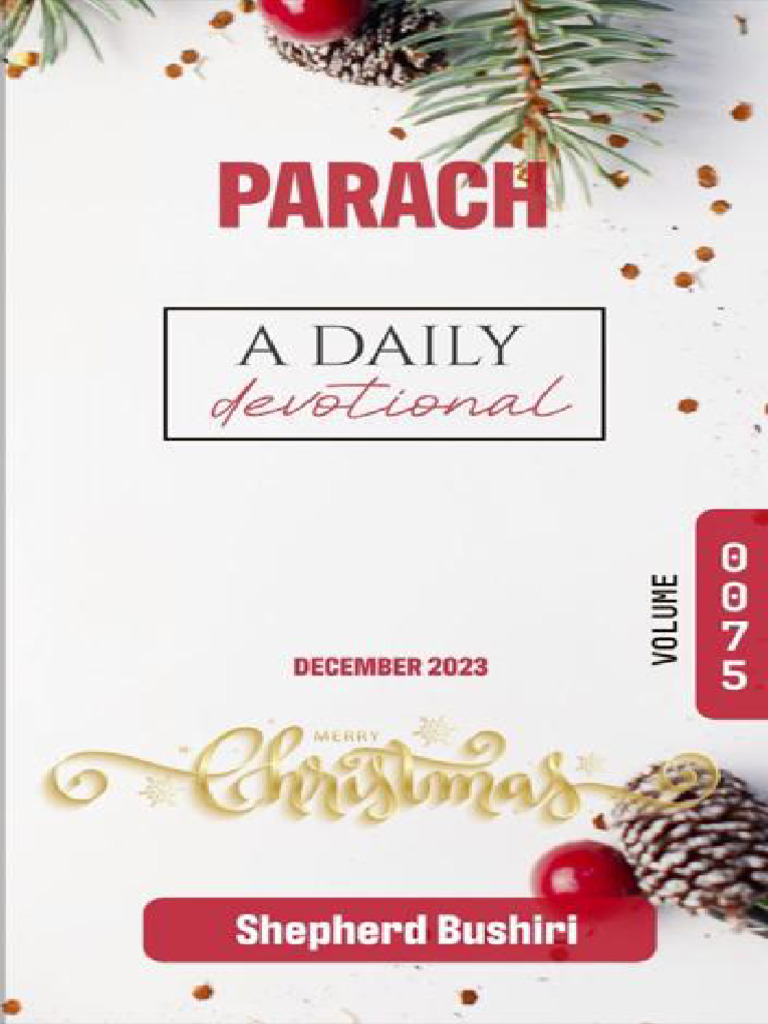 Parach 0075 December - Prophet Shepherd Bushiri | PDF | Spiritual Gift ...