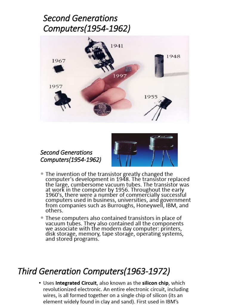 Part 4 Second Generation and Later Generations | PDF | Integrated ...