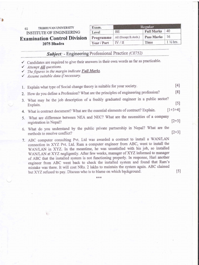 Engineering Professional Practice | PDF | Engineering | Engineer