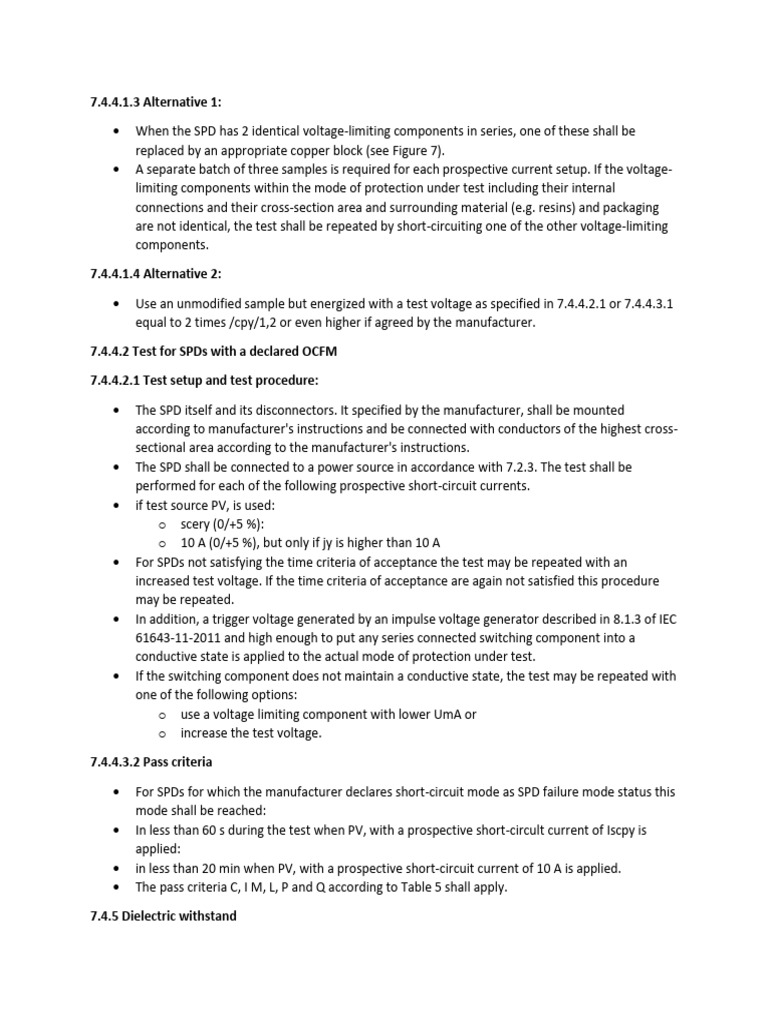 IEC 61643-31 (Part-7) | Download Free PDF | Physical Quantities ...