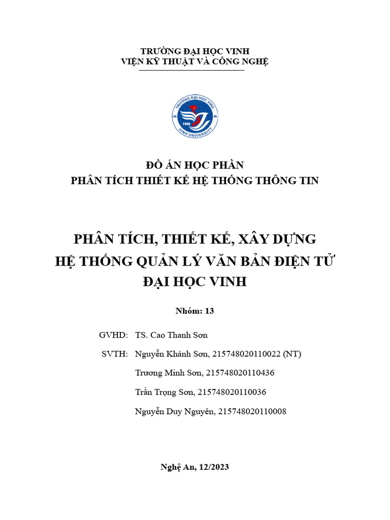 Văn bản điện tử nhóm 13 | PDF