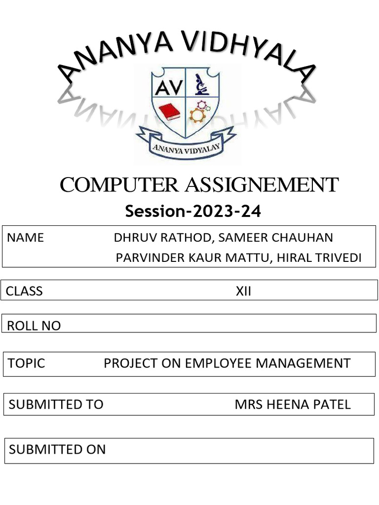 Project Report On Employee Management System-2 | PDF | Software Testing ...