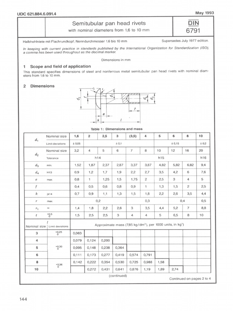 Din-6791 Norma | PDF