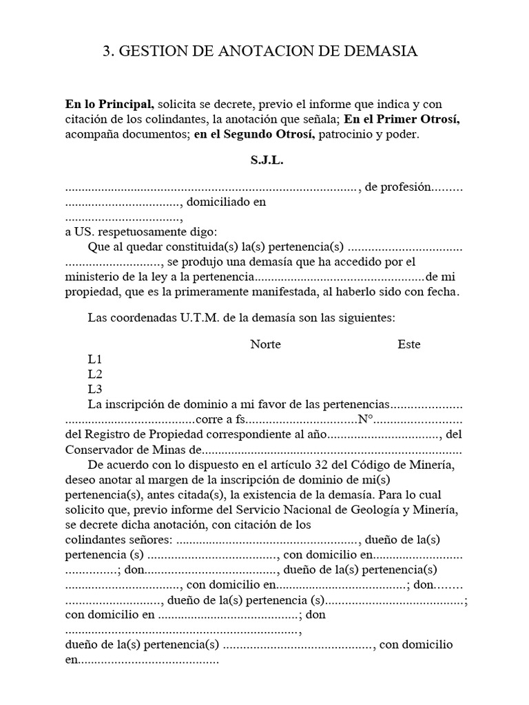 Anotación de Demasía en Propiedad | PDF | Tecnología