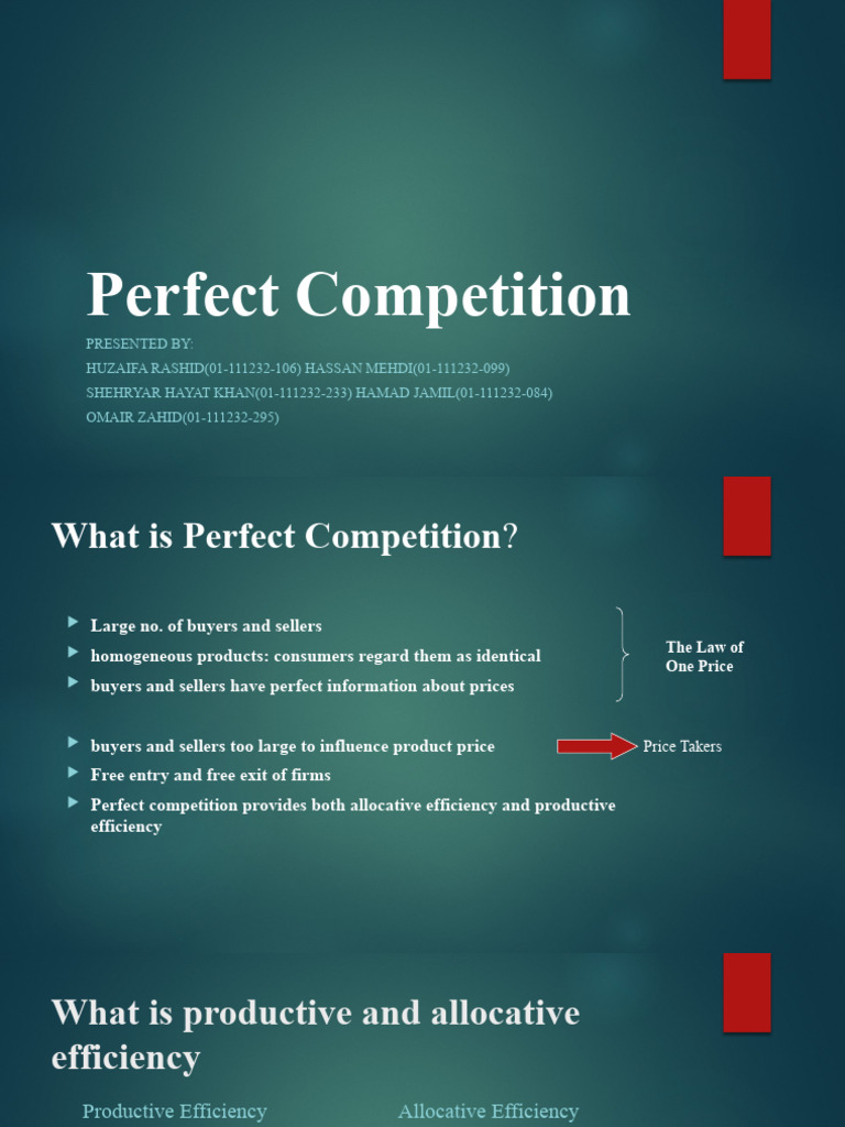 Perfect Competition Explained | PDF | Perfect Competition | Profit ...
