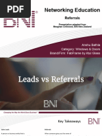 BNI 1-2-1 - Bio Sheet Format | PDF | Knowledge | Cognitive Science