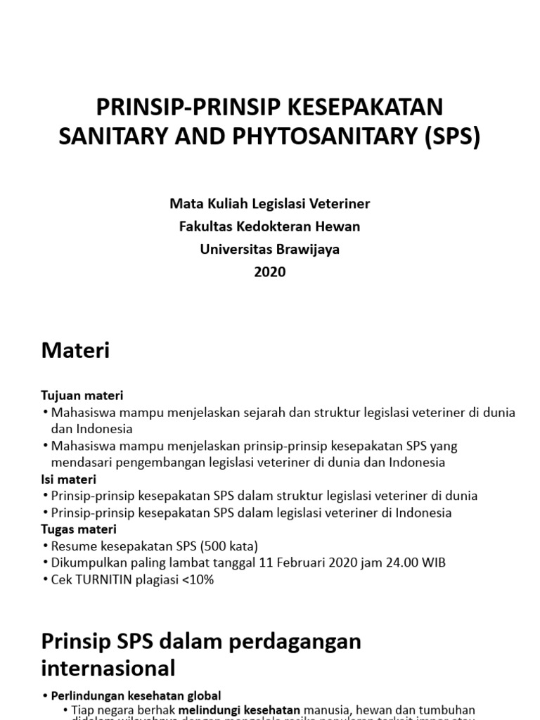 Prinsip Kesepakatan SPS | PDF