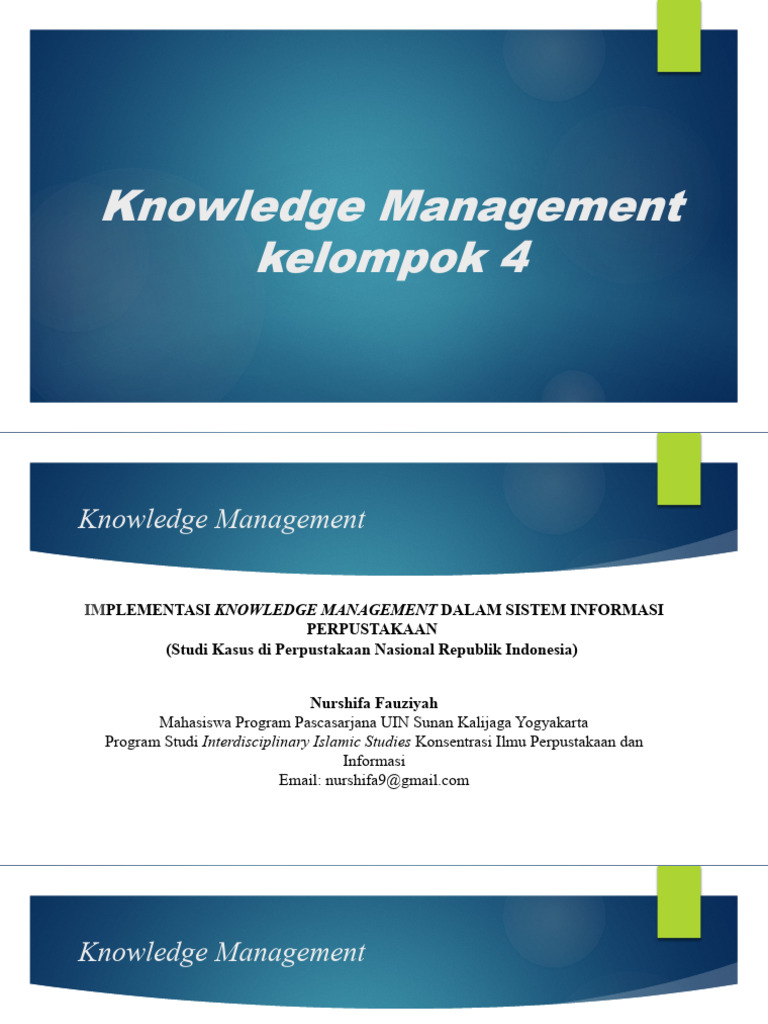 Knowledge Management | PDF