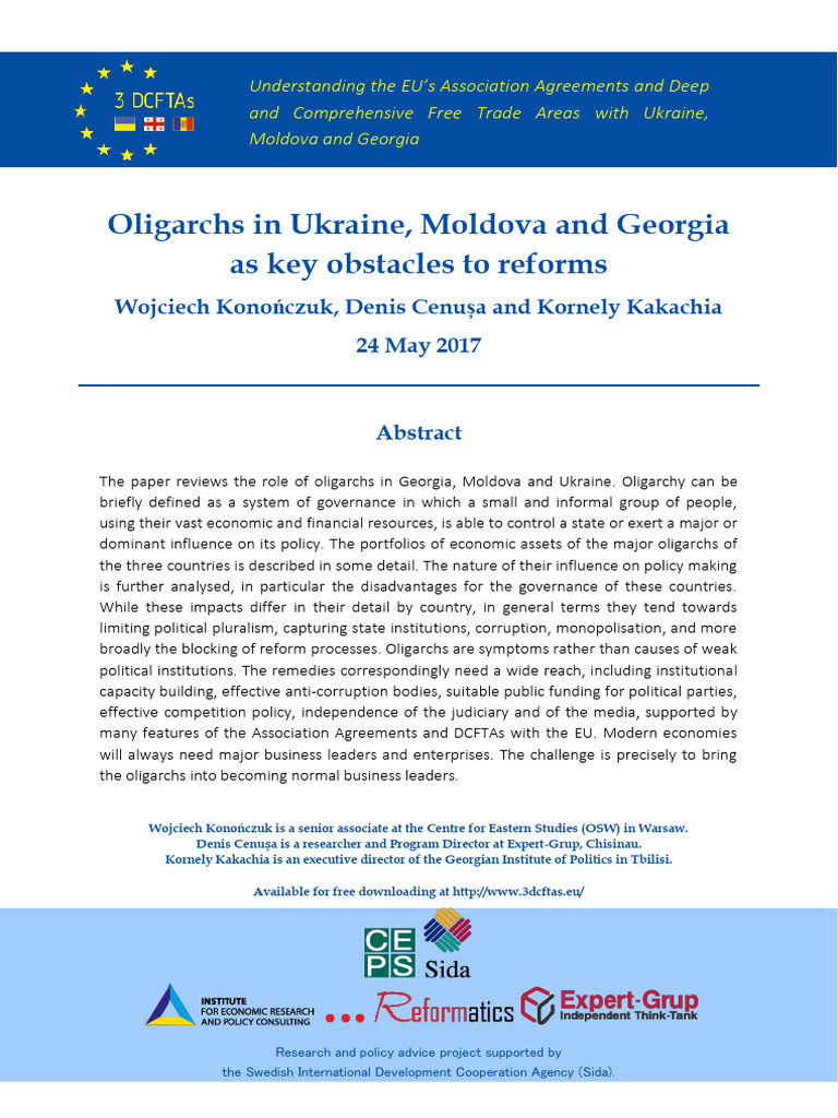 Eastern Europe: Oligarchs & Reforms | PDF | Government