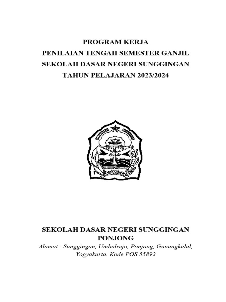 PROGRAM KERJA Ujian | PDF