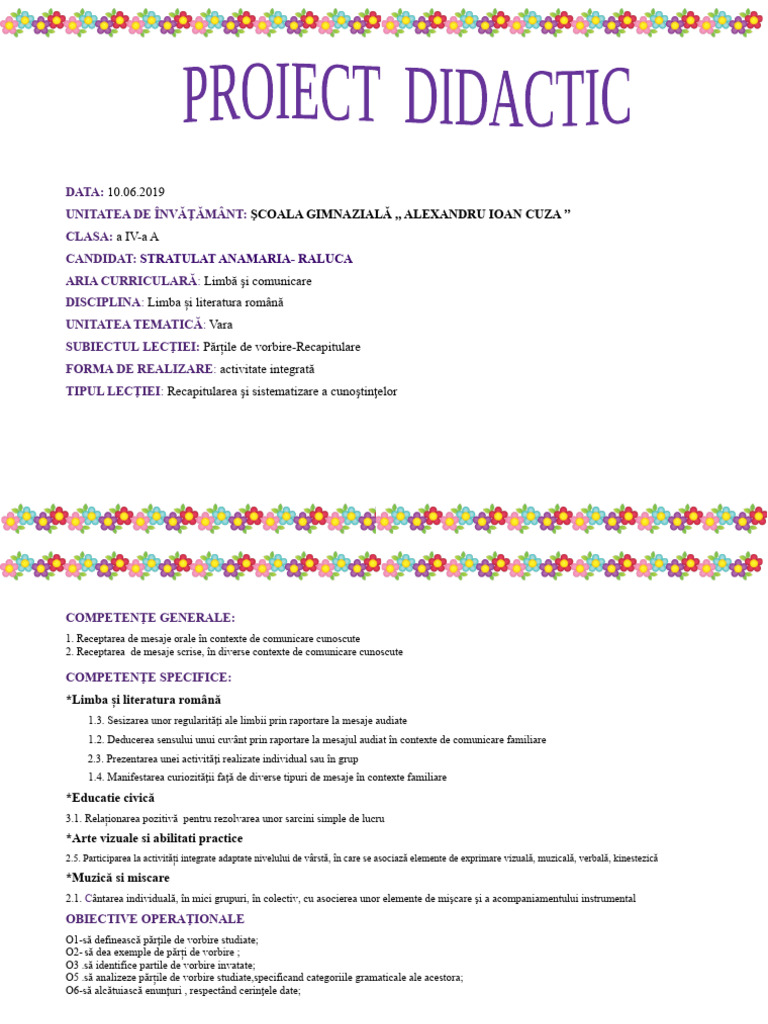 Proiect Inspectie | PDF