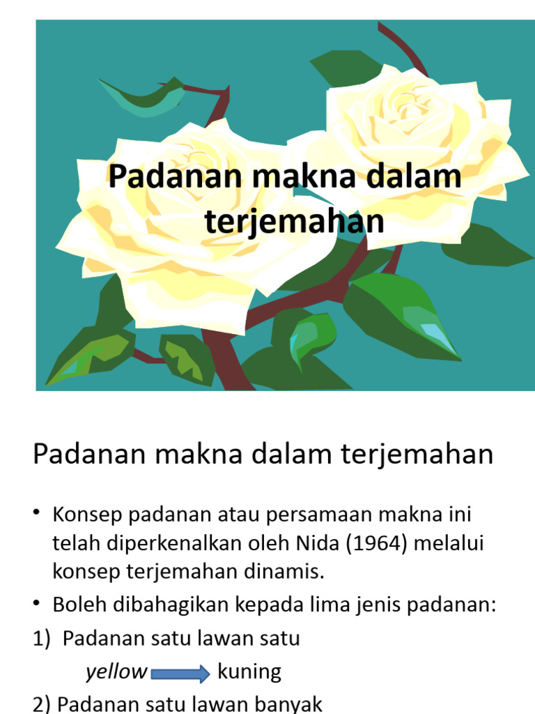 Kuliah 5 (B) Padanan Makna | PDF