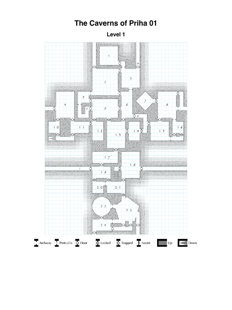 The Caverns of Priha 01 | PDF