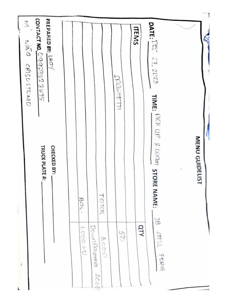 Receipt Jolibee | PDF