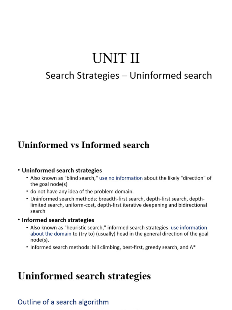 1.3 Uninformed Search (AIML) | PDF | Computer Programming | Computational Problems