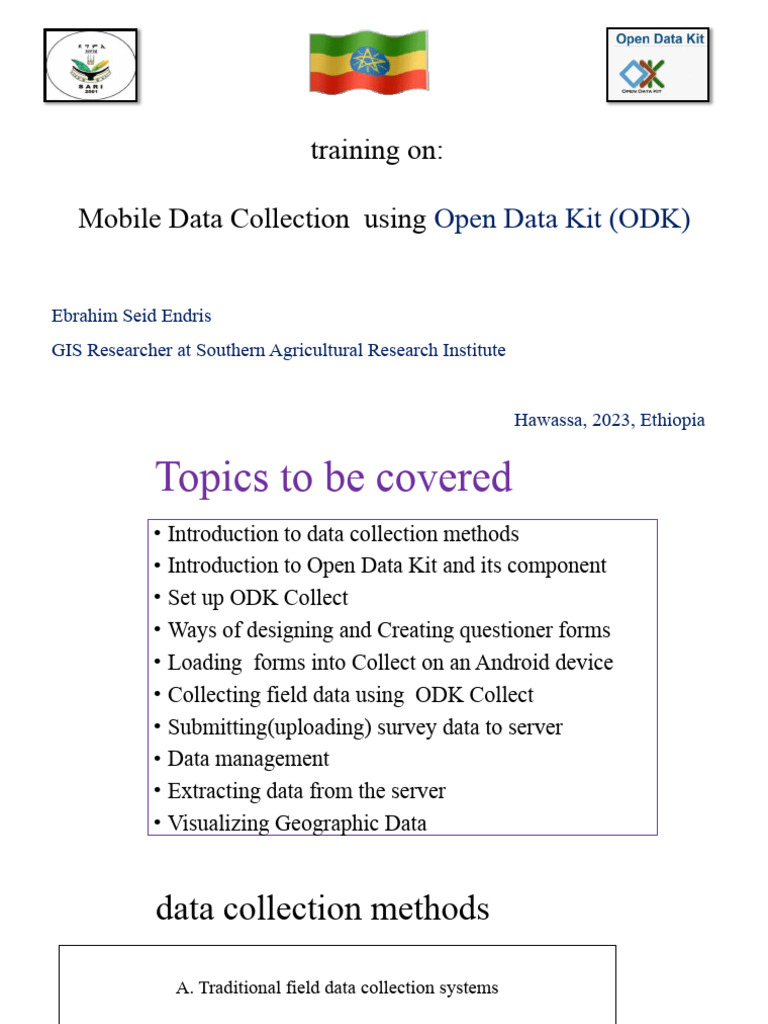 Open Data Kit Training Manual | PDF | Google Play | Android (Operating System)