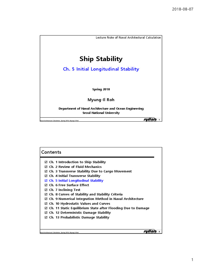05-NAC-Initial Longitudinal Stability (171229) - Student | PDF | Naval ...