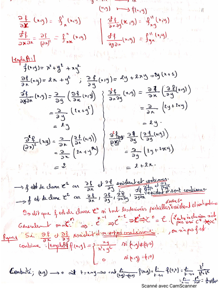 DerivÃ© Partielle | PDF